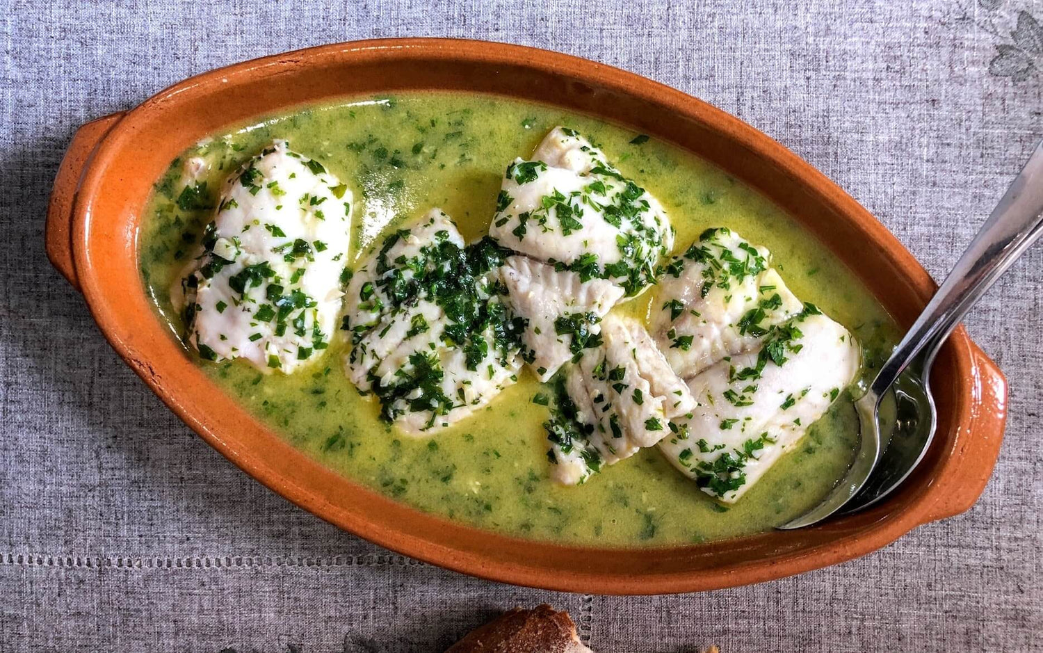 Abuela-Style Hake With Basque Salsa Verde – Campo Grande